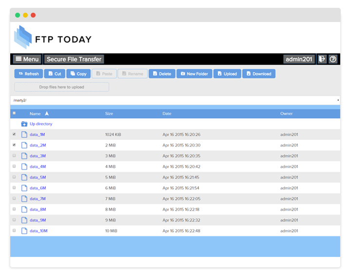 FTP Today Releases New Web Interface for Secure File Transfer